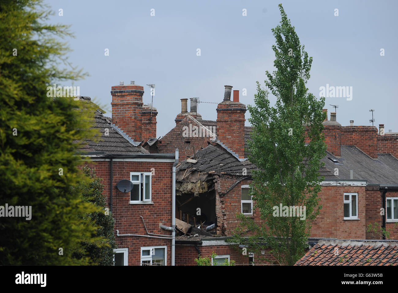 Explosion in Newark Stock Photo - Alamy