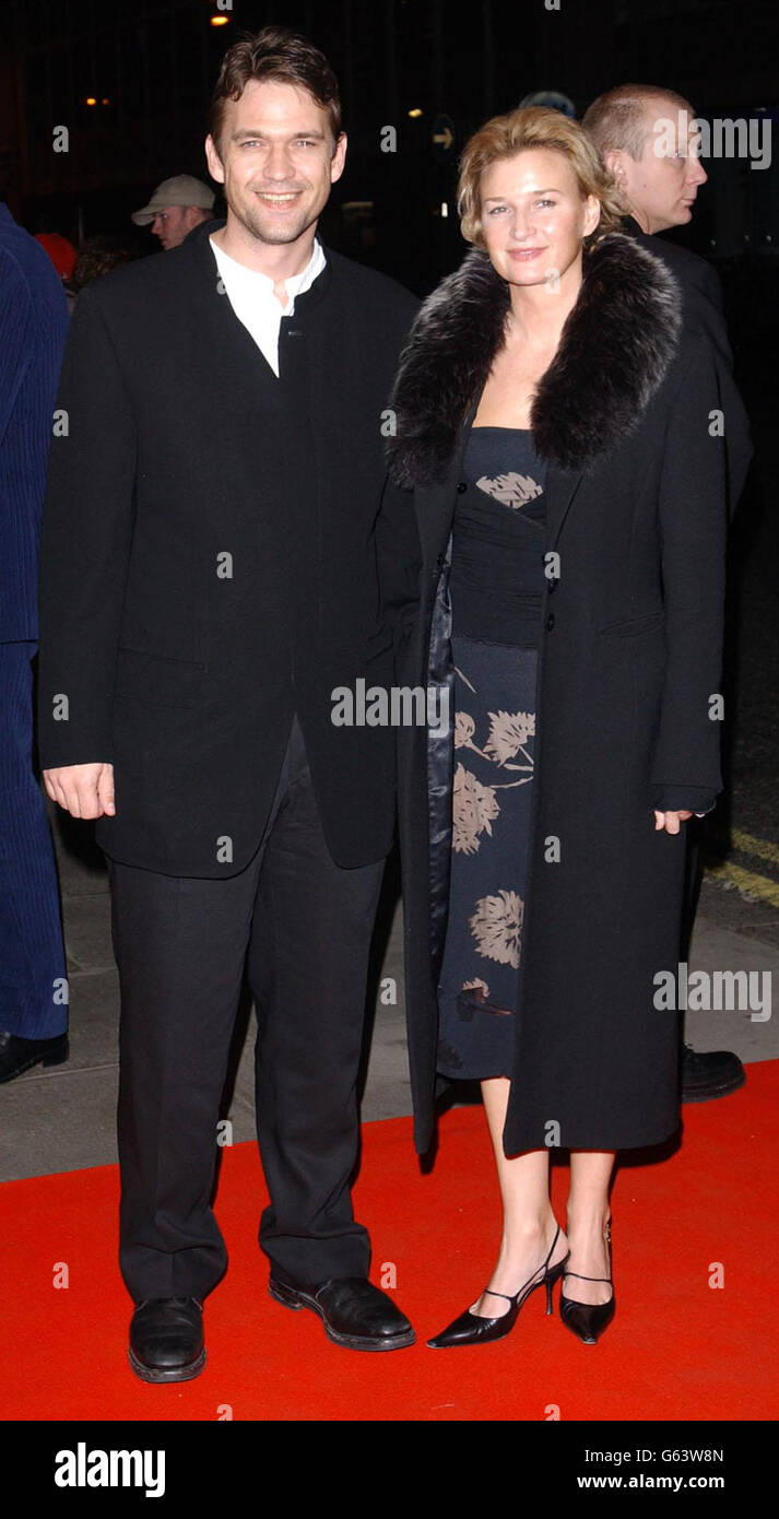 Actor dougray scott and his wife sarah travis hi-res stock photography ...