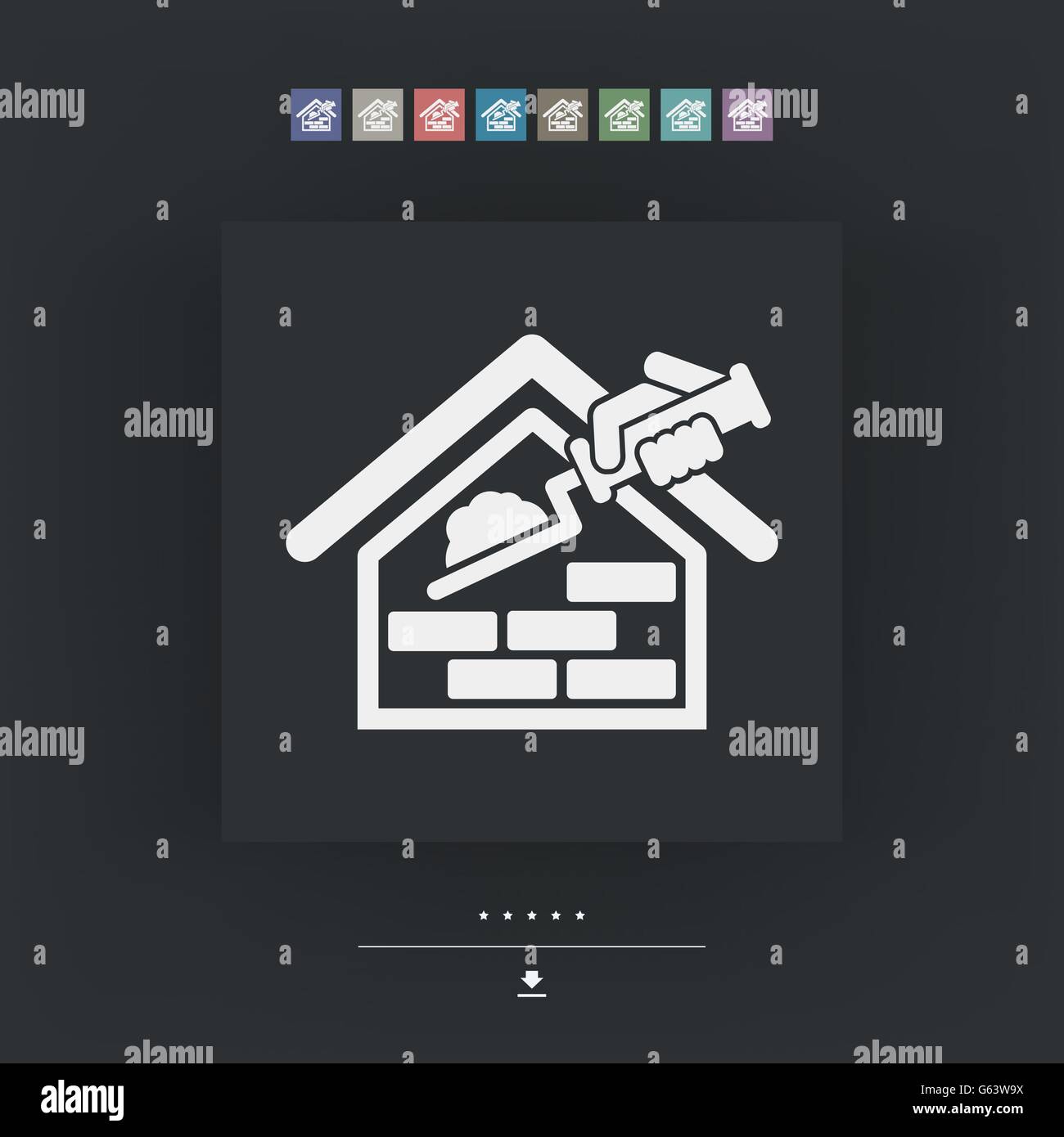 Construct materials building Stock Vector Images - Alamy