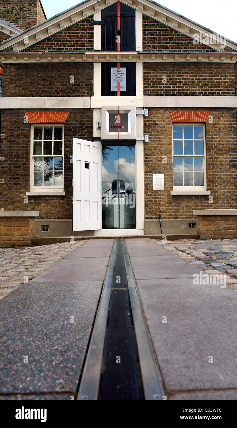 Buildings and Landmarks - Meridian Line - London Stock Photo - Alamy