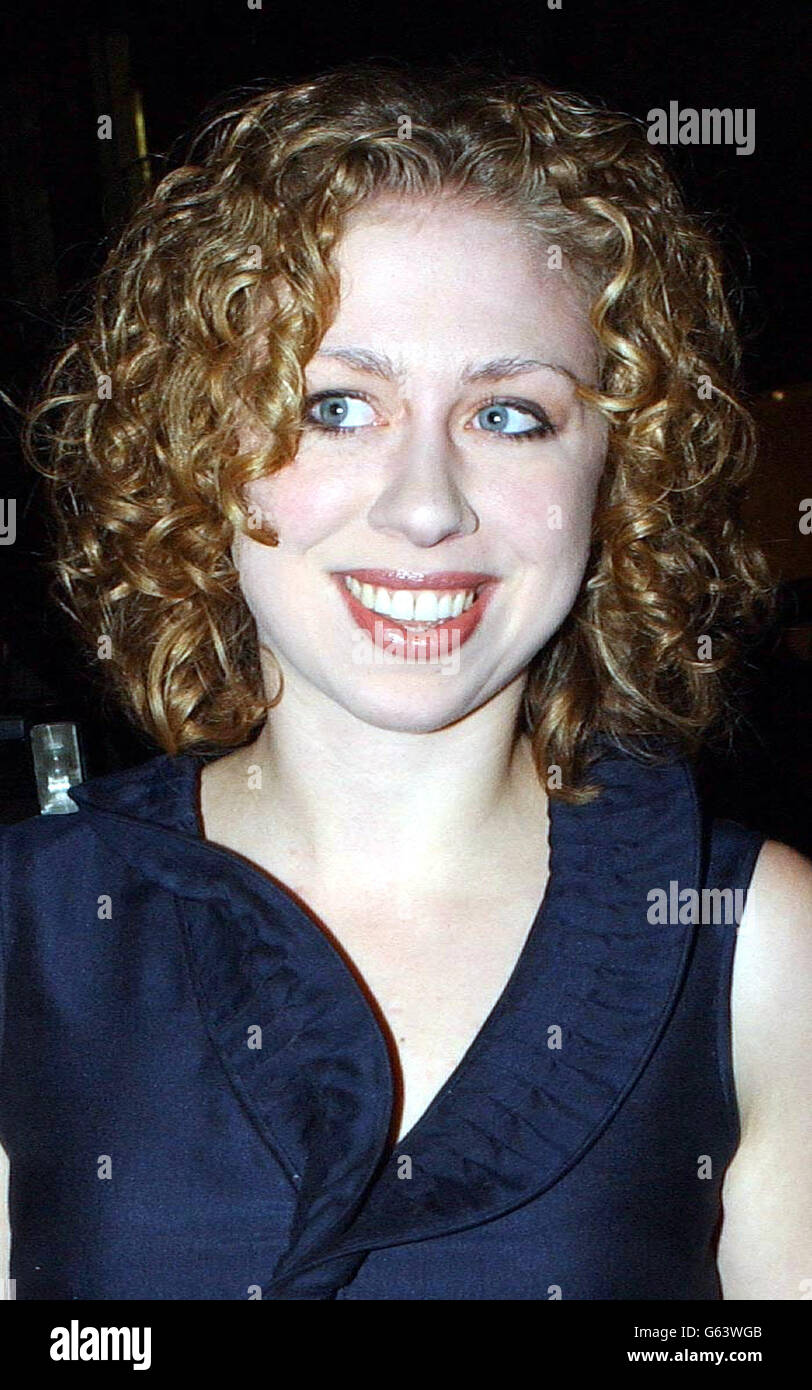 Chelsea Clinton arriving at a party hosted by Donna Karan inside her ...