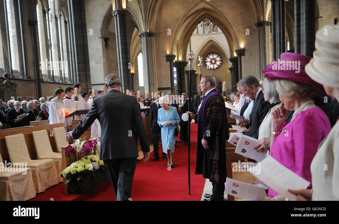 Royals attend Temple Church Organ dedication Stock Photo - Alamy