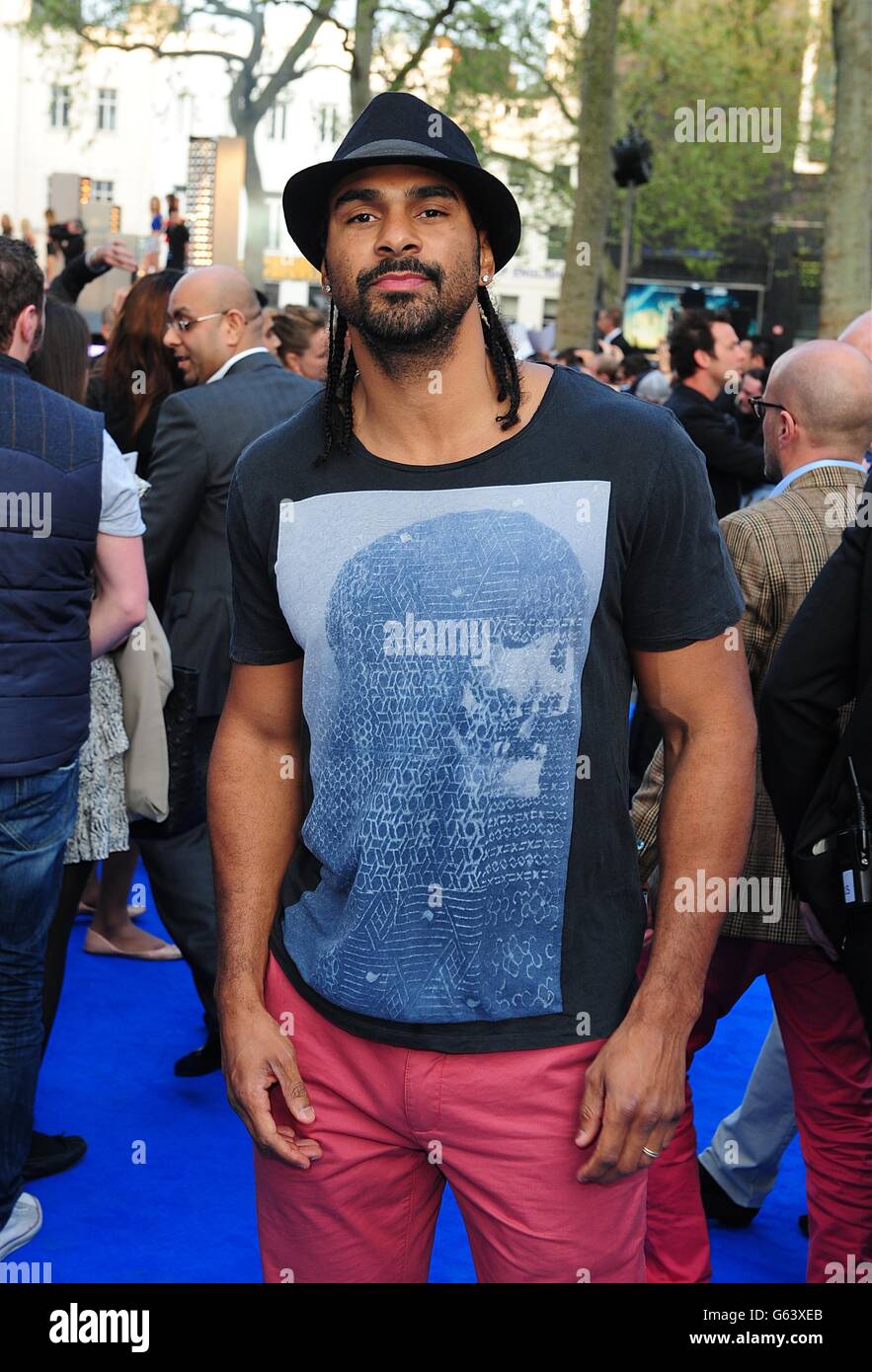 David Haye arriving for the premiere of Fast and Furious 6 at the ...