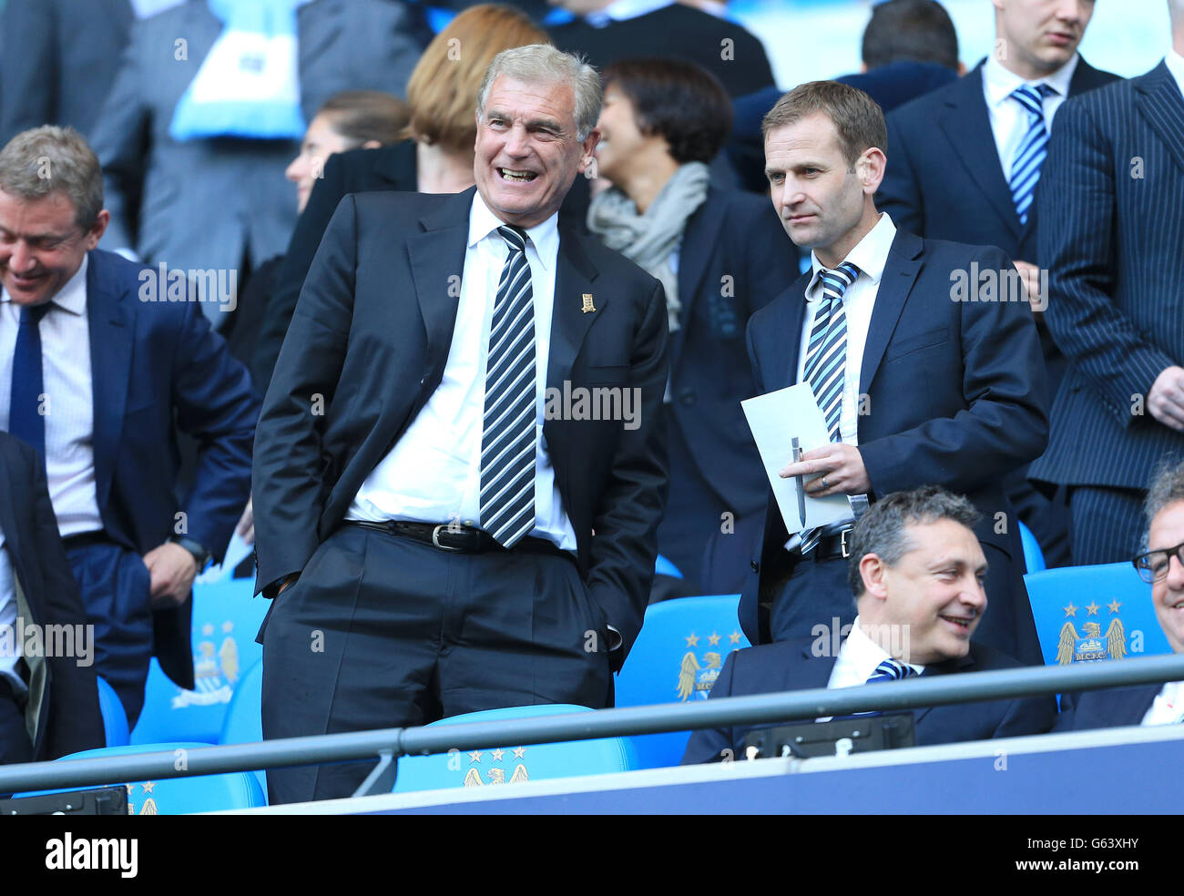 English director of football development in the stands hi-res stock ...
