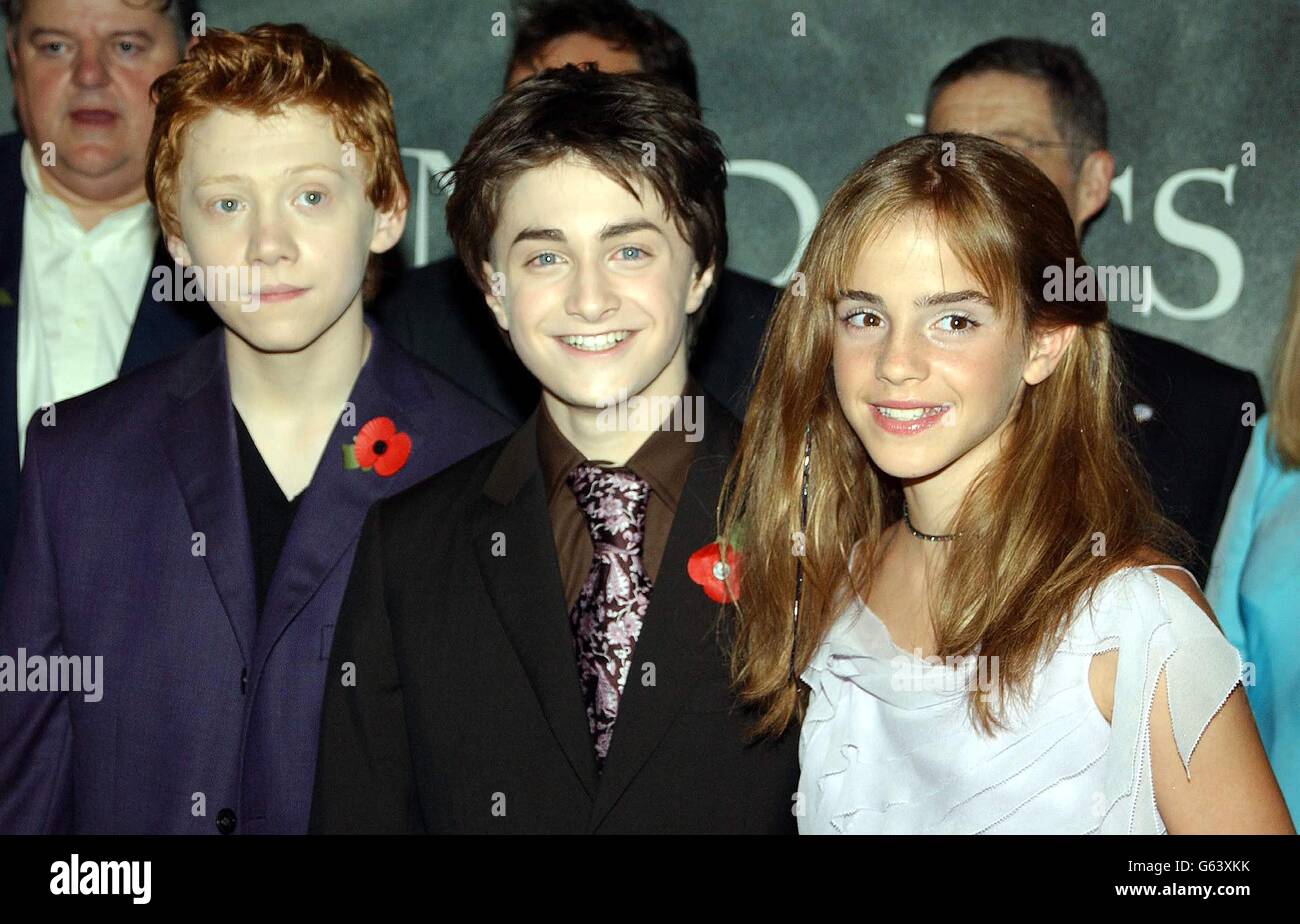 Rupert Grint Og Emma Watson Og Daniel Radcliffe Young Harry Potter