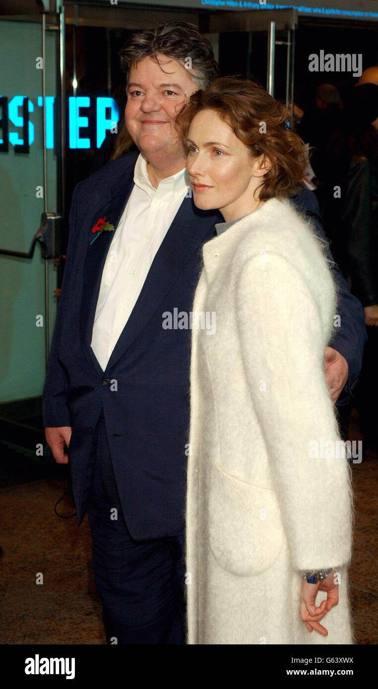 Actor Robbie Coltrane and his partner Rhona arrive for the celebrity ...