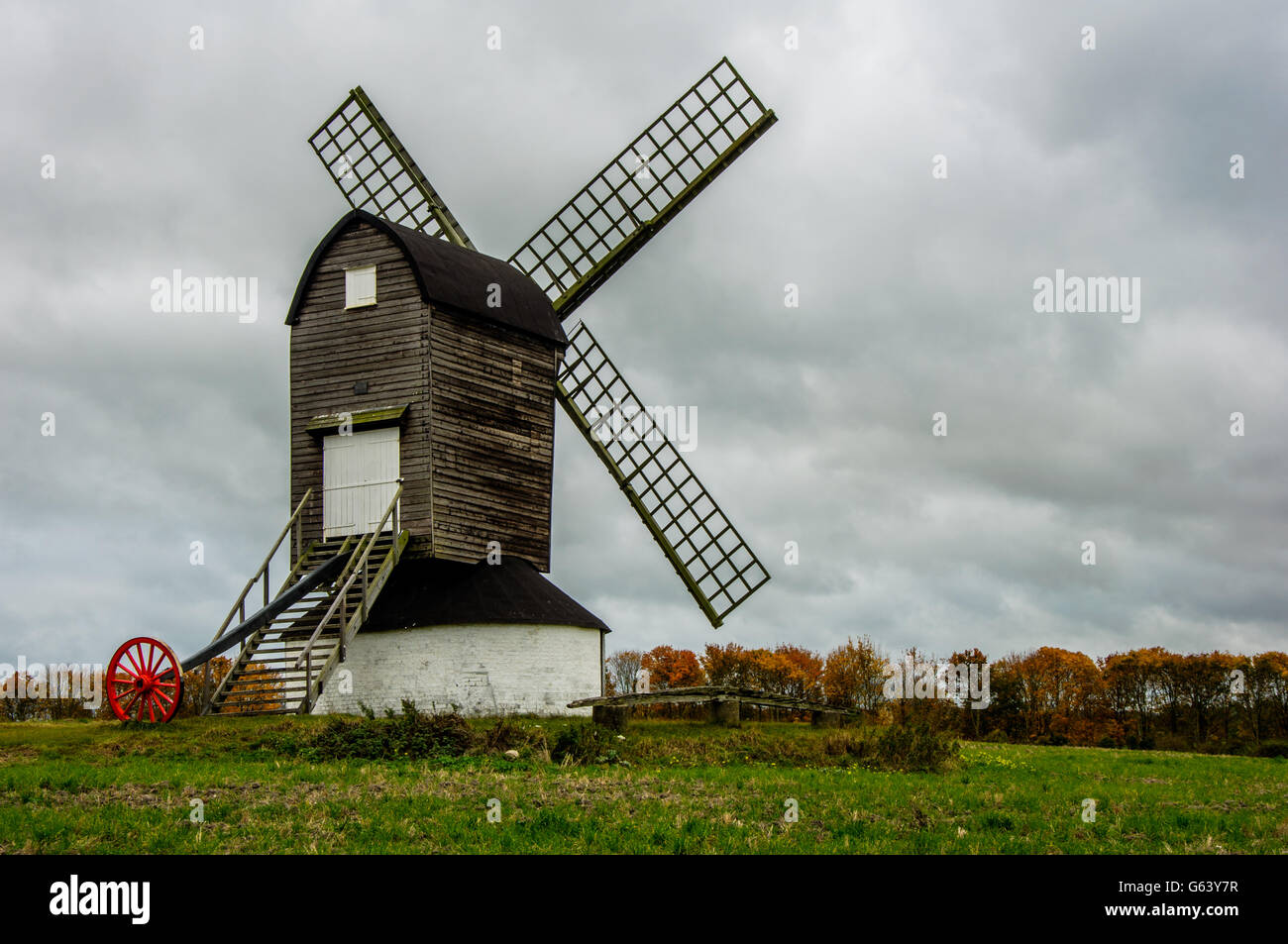 Old english windmill hi-res stock photography and images - Alamy