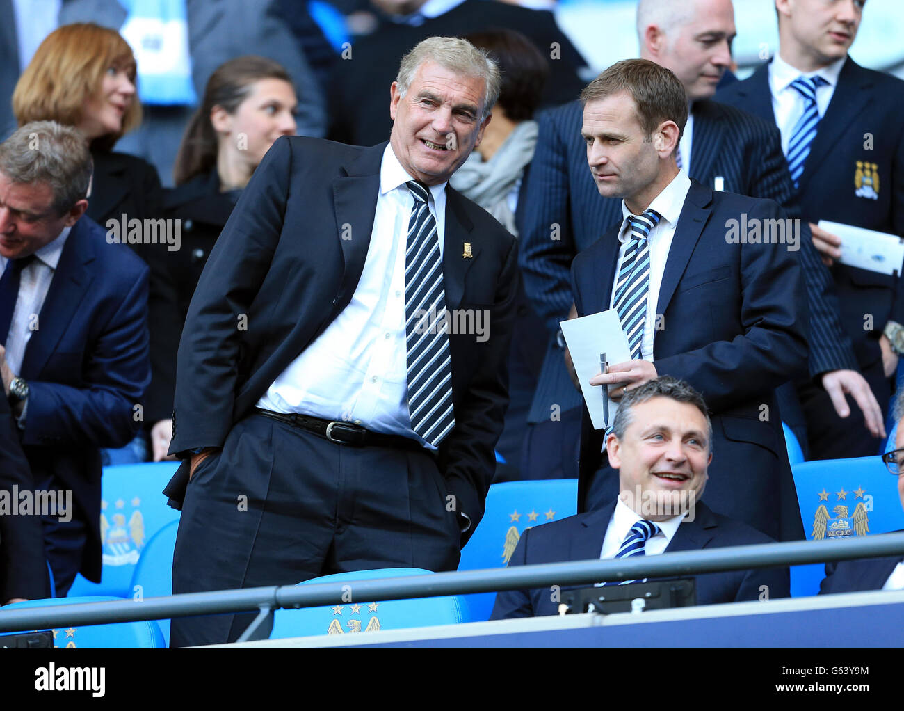 English director of football development in the stands hi-res stock ...