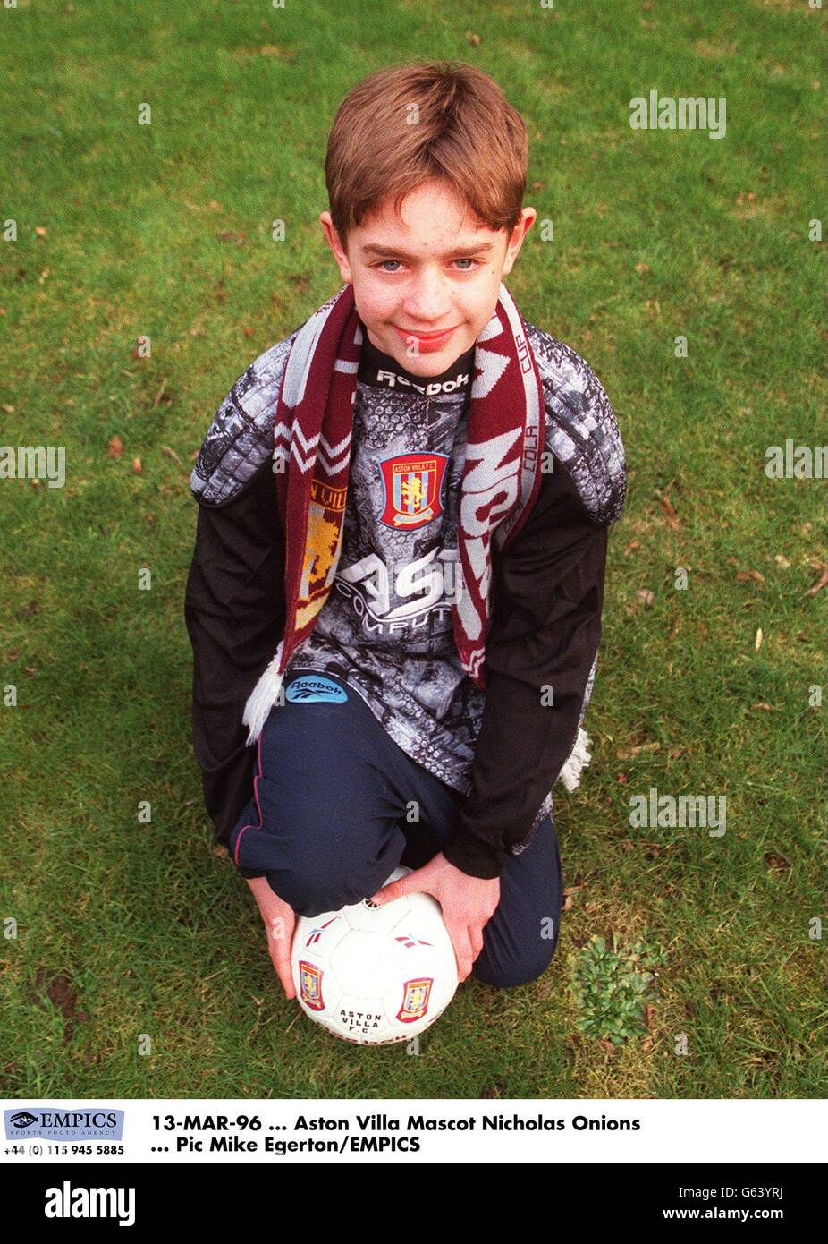Aston villa mascot nicholas onions hi-res stock photography and images ...