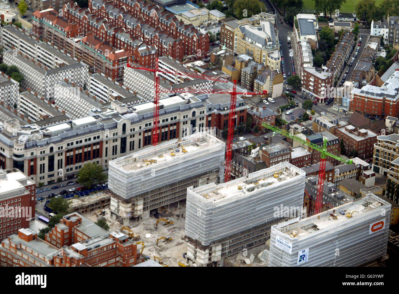 Marsham street london aerial hi-res stock photography and images - Alamy