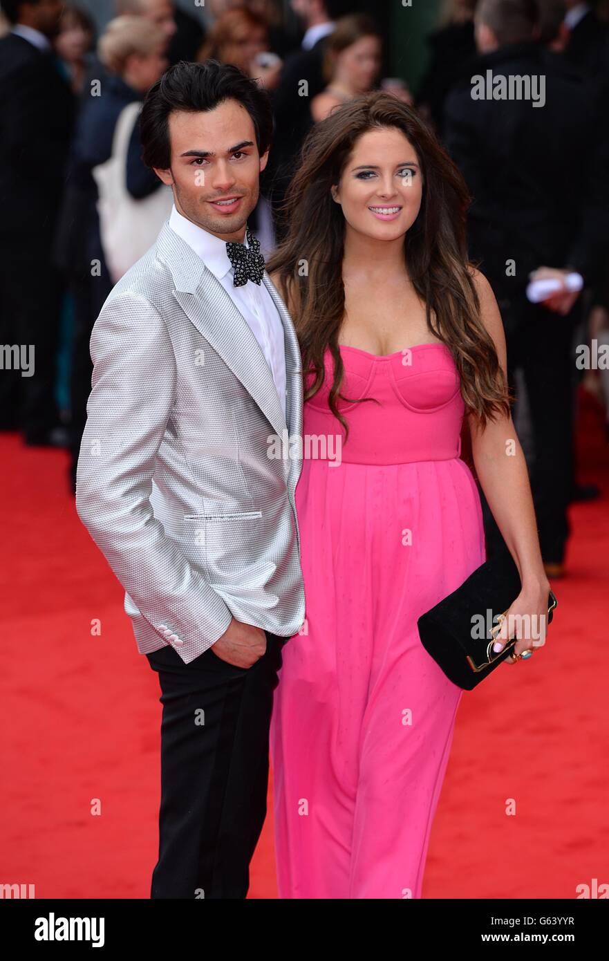 Mark Francis and Alexandra 'Binky' Felstead arriving for the 2013 ...