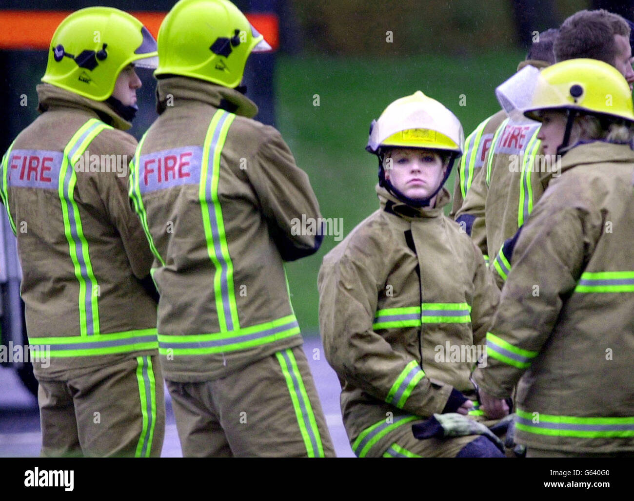 Army firefighters in Edinburgh Stock Photo - Alamy