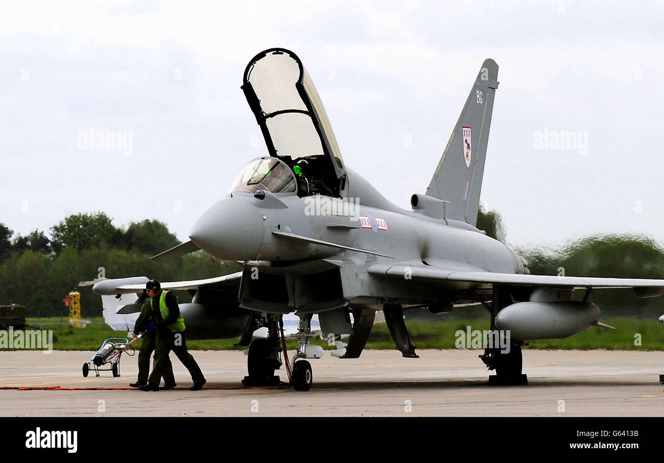 Eurofighter typhoon raf coningsby hi-res stock photography and images - Alamy