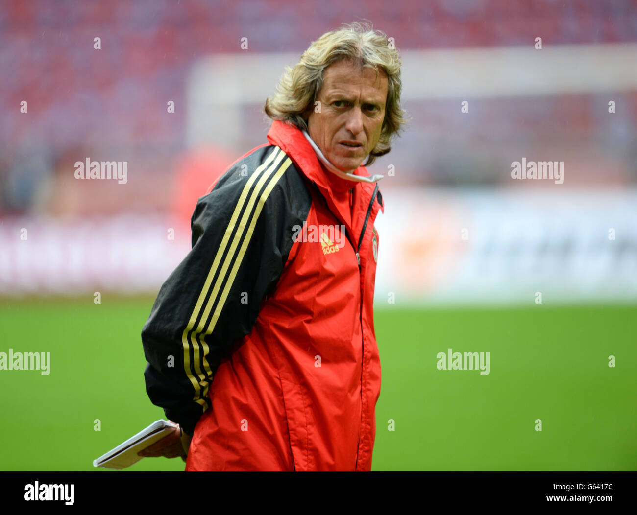 Benfica coach jorge jesus during training at the amsterdam arena hi-res ...
