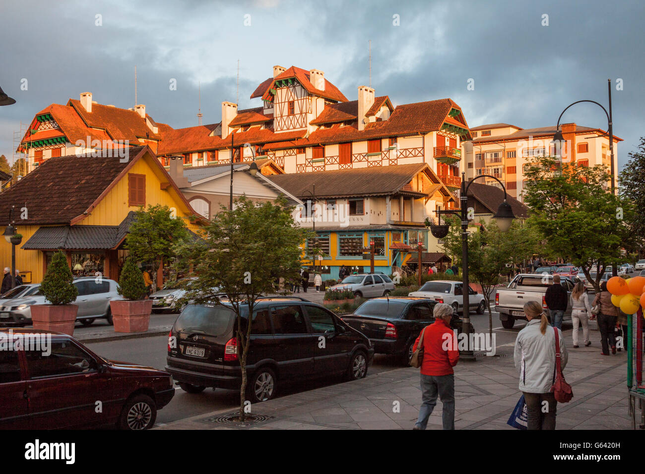 Typical German Half Timber Building Gramado Brazil Stock Photo - Alamy