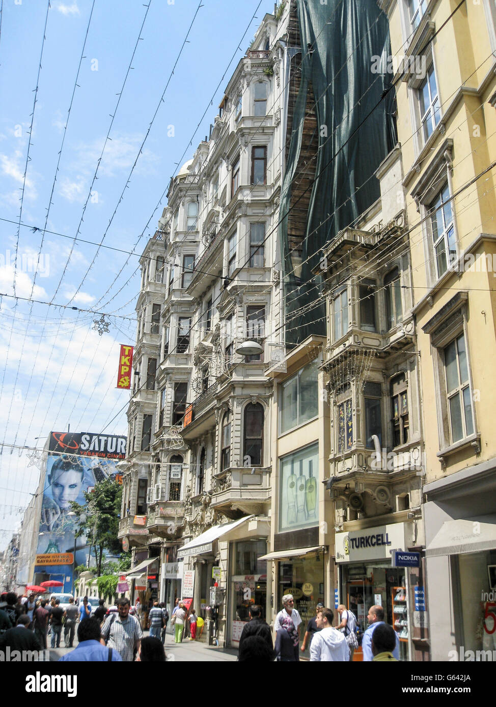 Taksim Historical Buildings, Istanbul, Turkey Stock Photo - Alamy