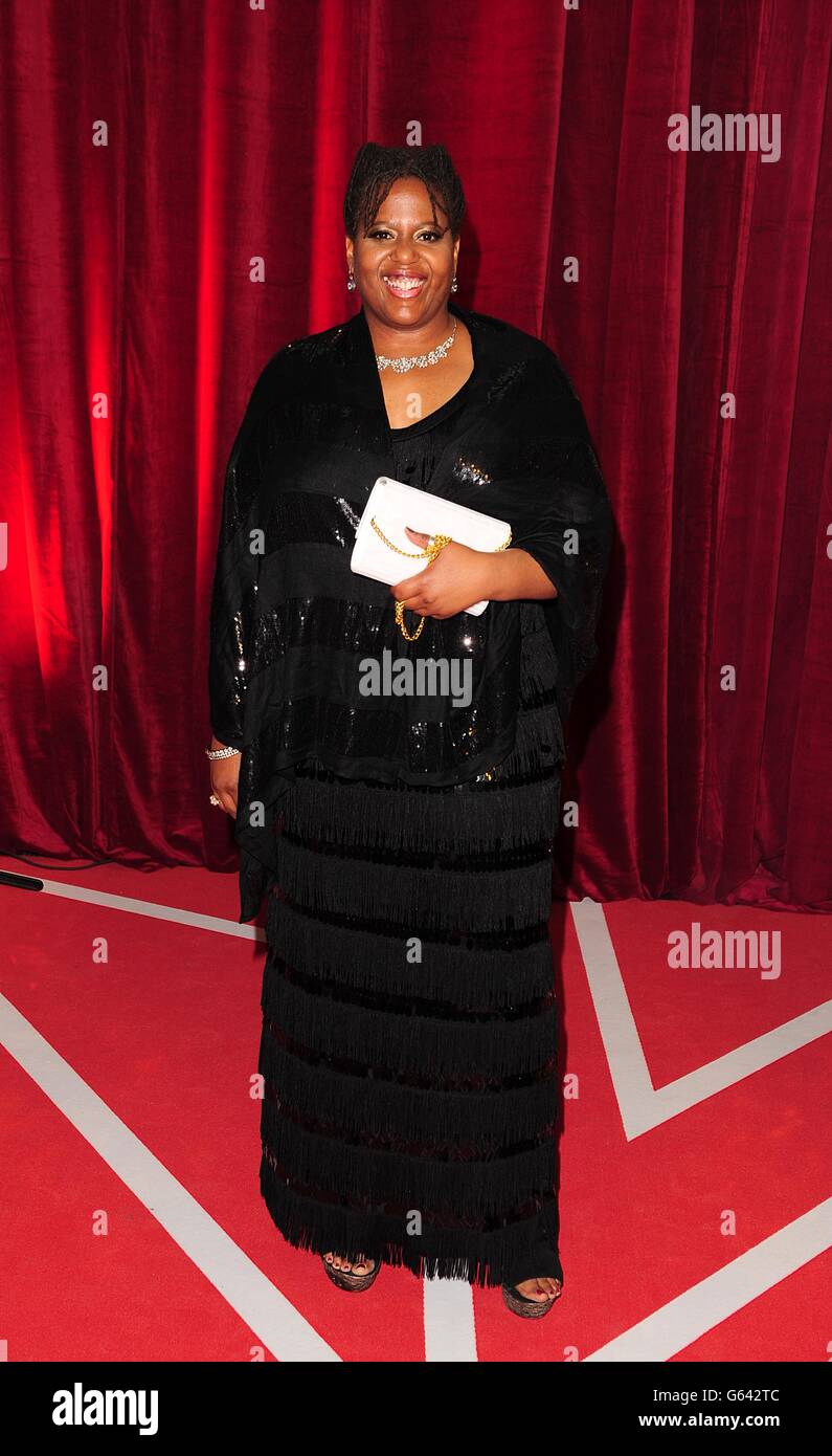 Pamela Nomvete arriving for the 2013 British Soap Awards at MediaCityUK ...