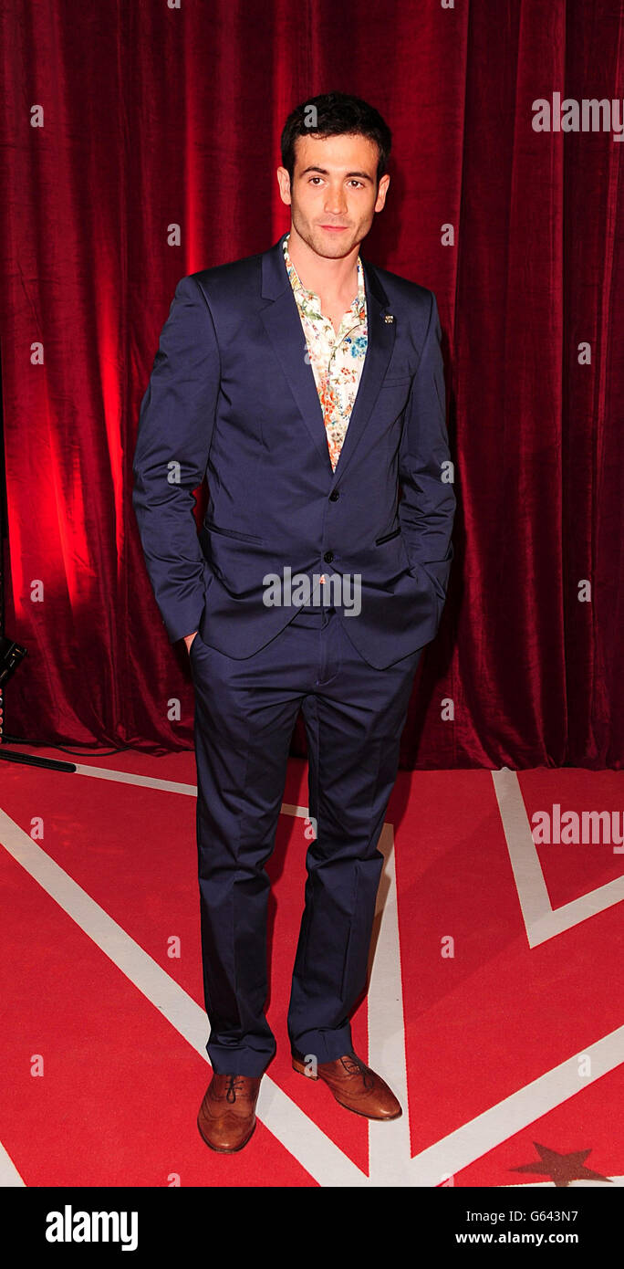 David Atkins arriving for the 2013 British Soap Awards at MediaCityUK ...