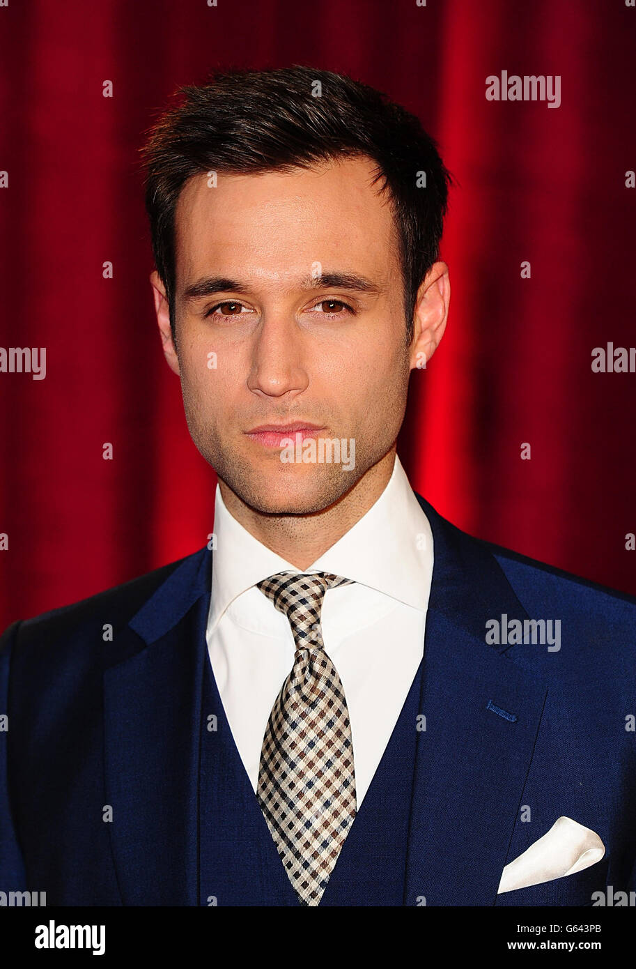 Rik makarem arriving british soap awards mediacityuk hi-res stock ...
