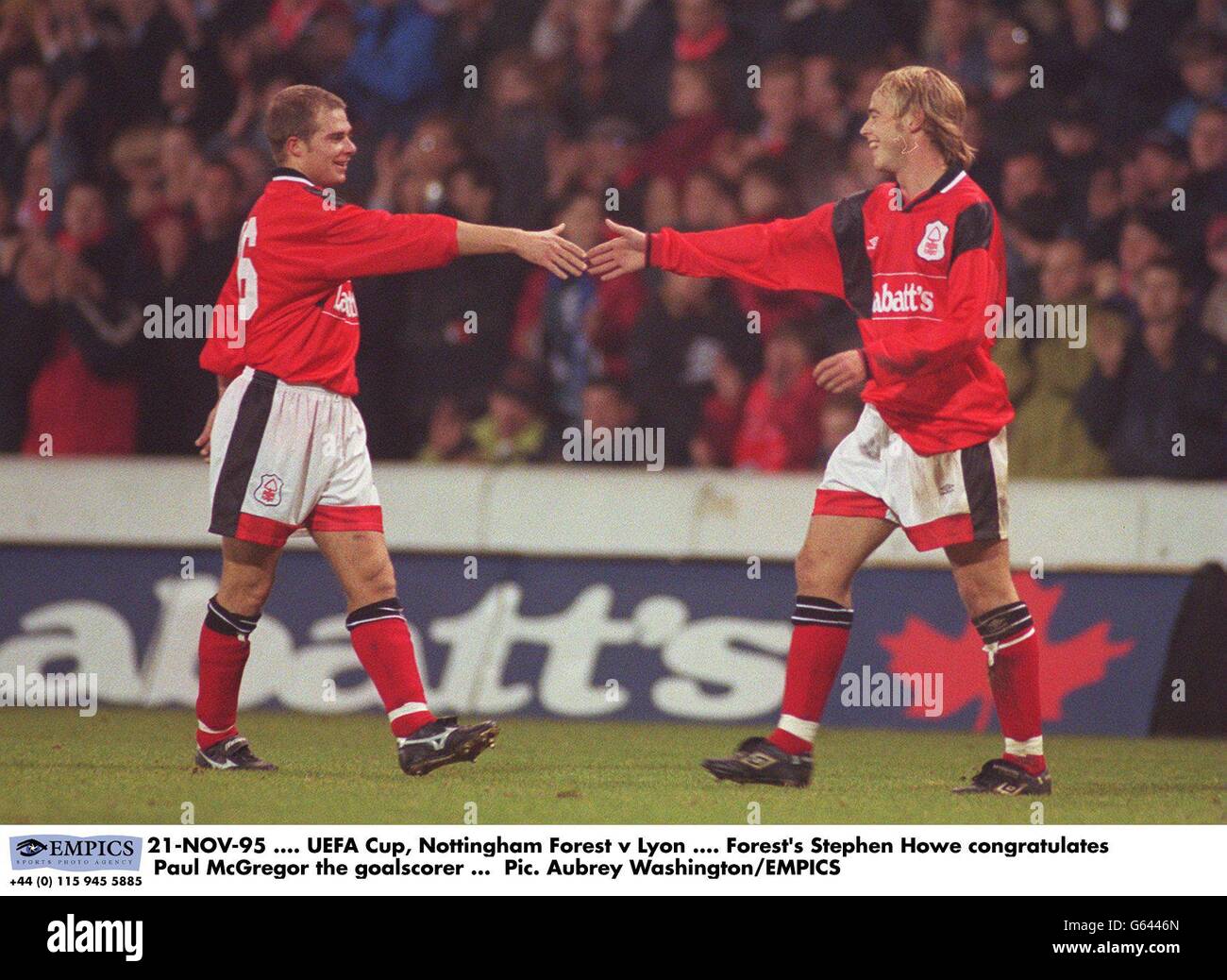 Nottingham forests and olympique lyonnais hi-res stock photography and images - Alamy