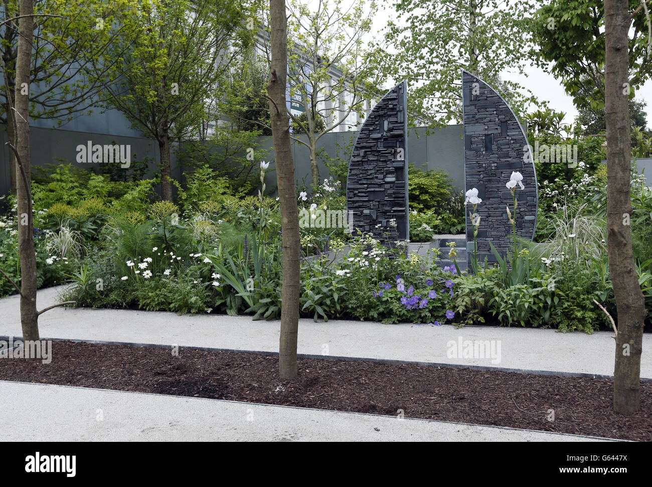 The fera stop spread garden rhs chelsea flower show hi-res stock ...