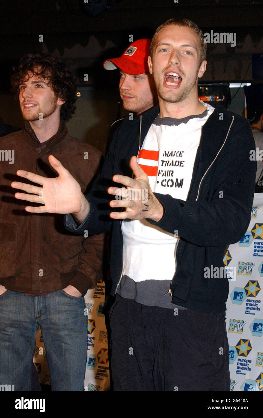 MTV - Chris Martin Coldplay Stock Photo - Alamy