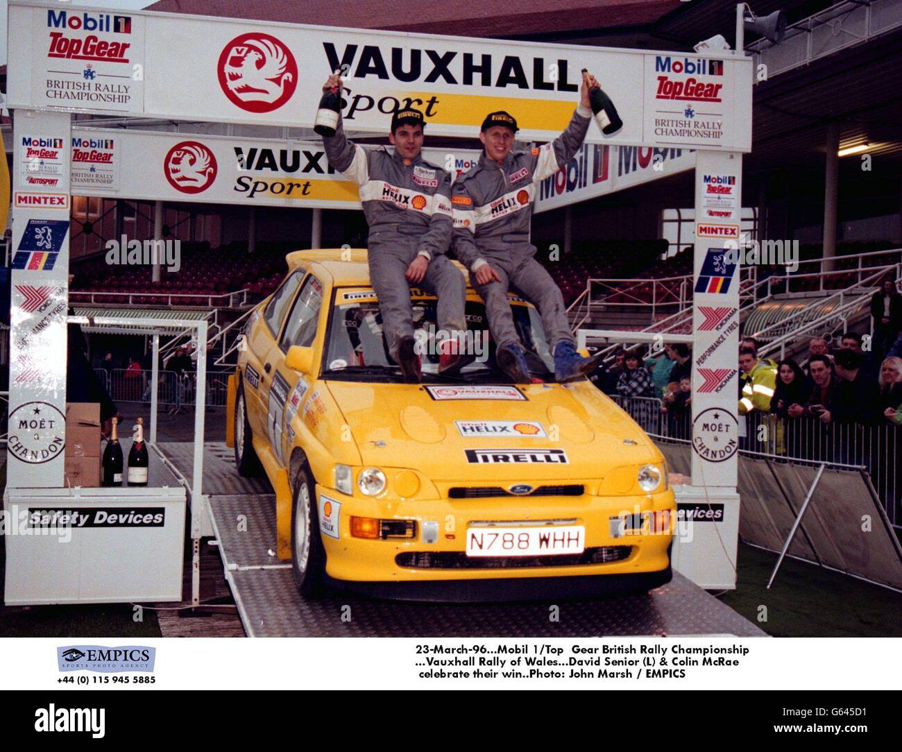 23-March-96. Mobil 1/Top Gear British Rally Championship. Vauxhall ...