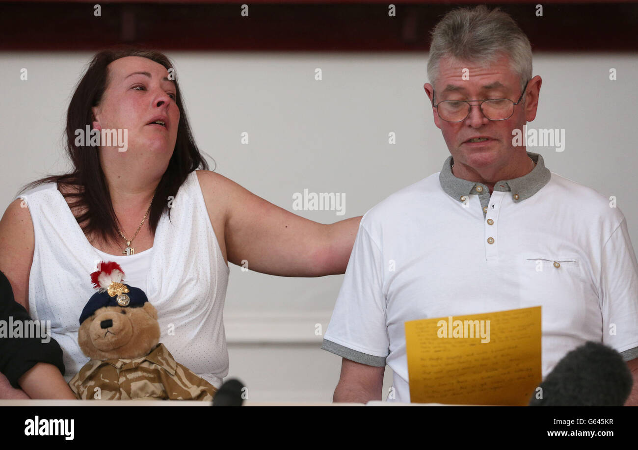 Drummer Lee Rigby murder Stock Photo - Alamy