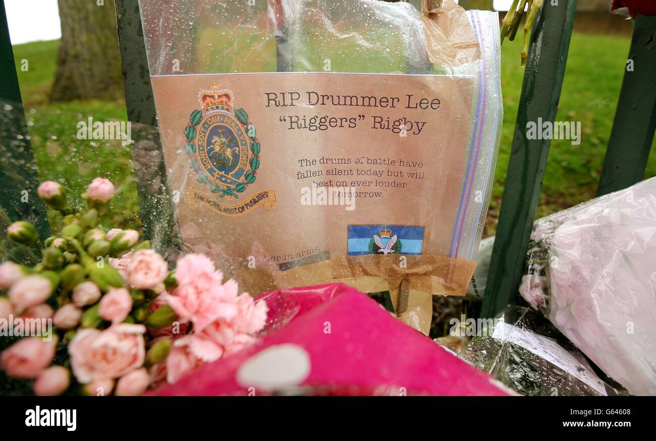 Drummer Lee Rigby murder Stock Photo - Alamy