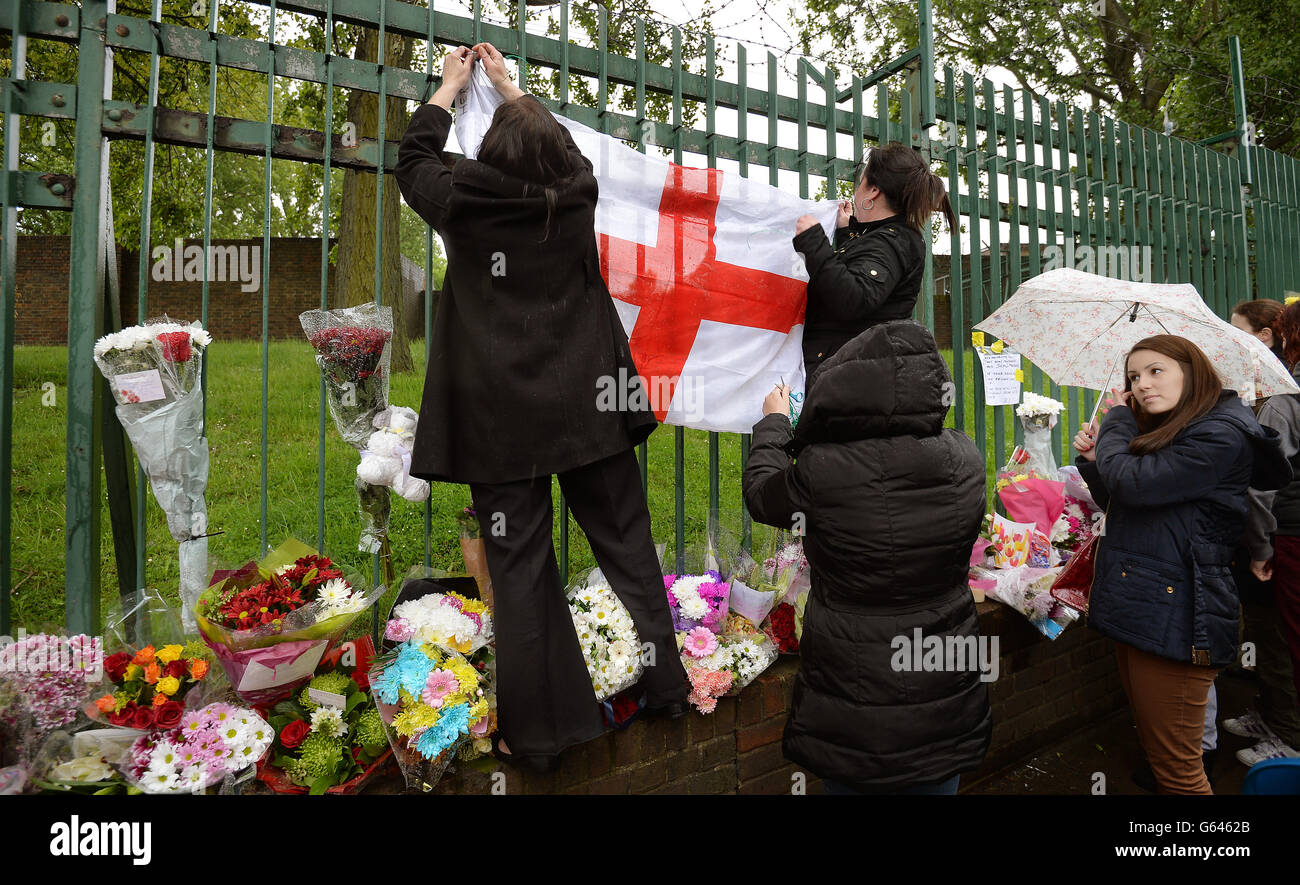 Drummer Lee Rigby murder Stock Photo - Alamy