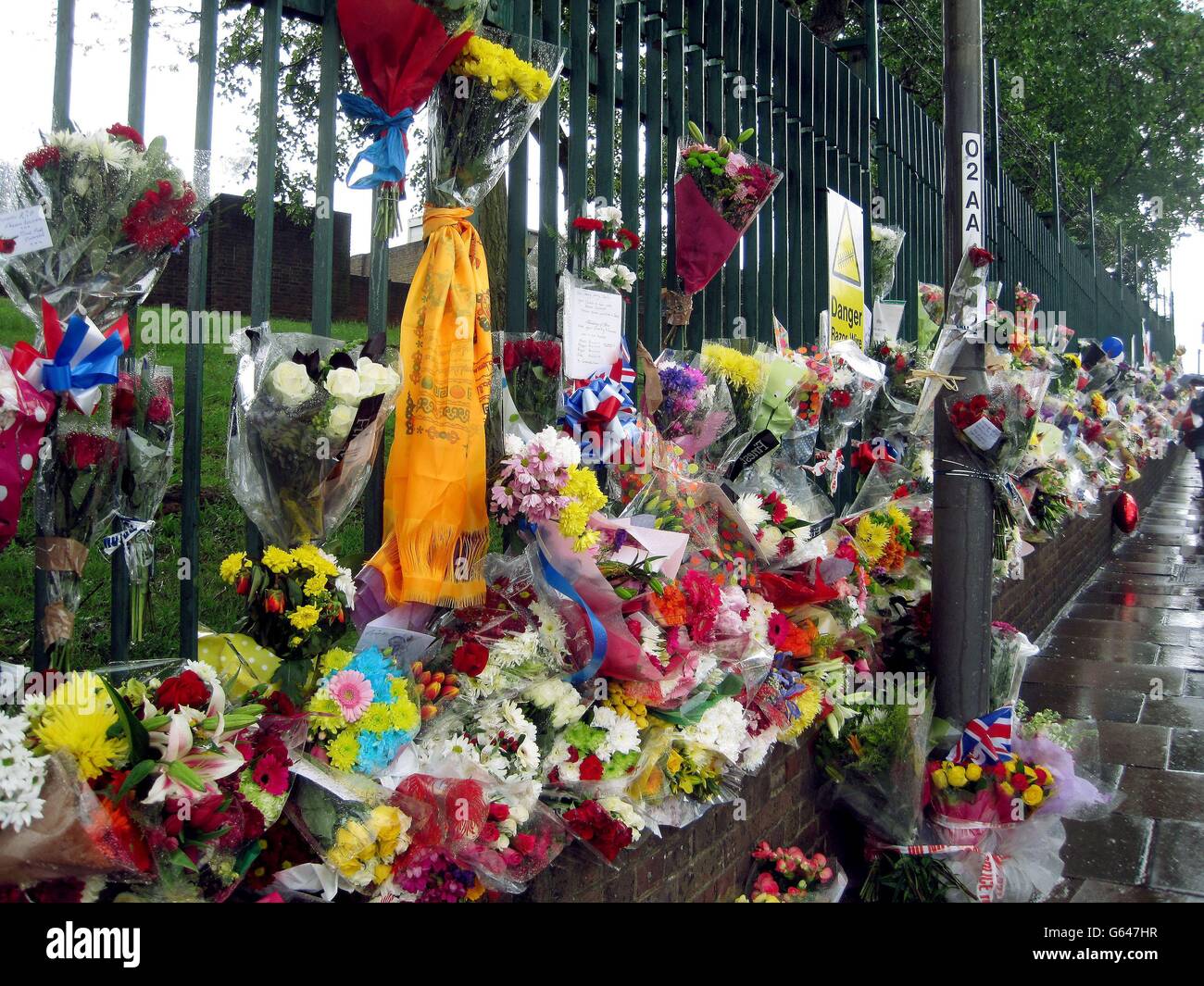 Drummer Lee Rigby murder Stock Photo - Alamy