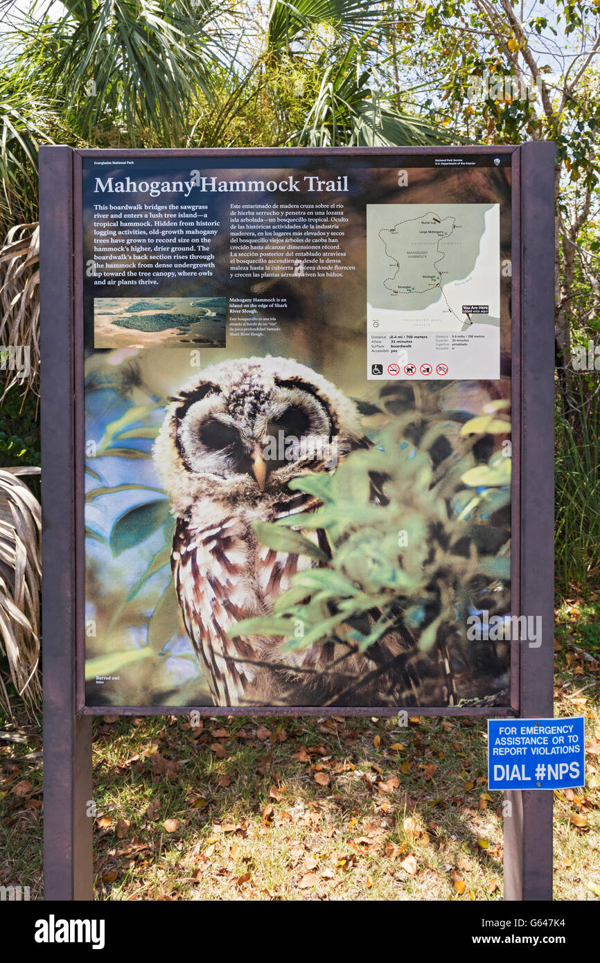 Everglades national park sign florida hi-res stock photography and ...