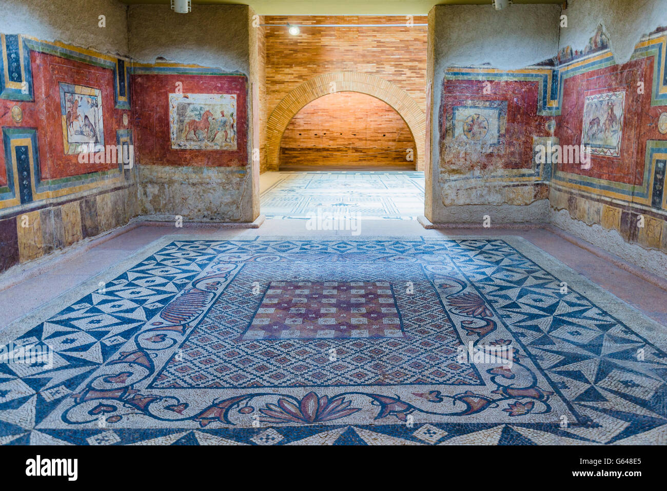 Roman Villa Interior Reconstruction