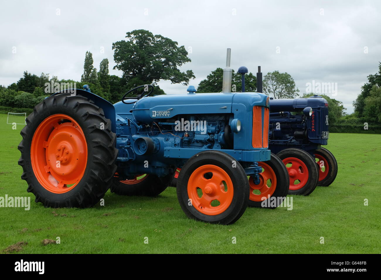 Vintage Fordson Tractors Stock Photo - Alamy