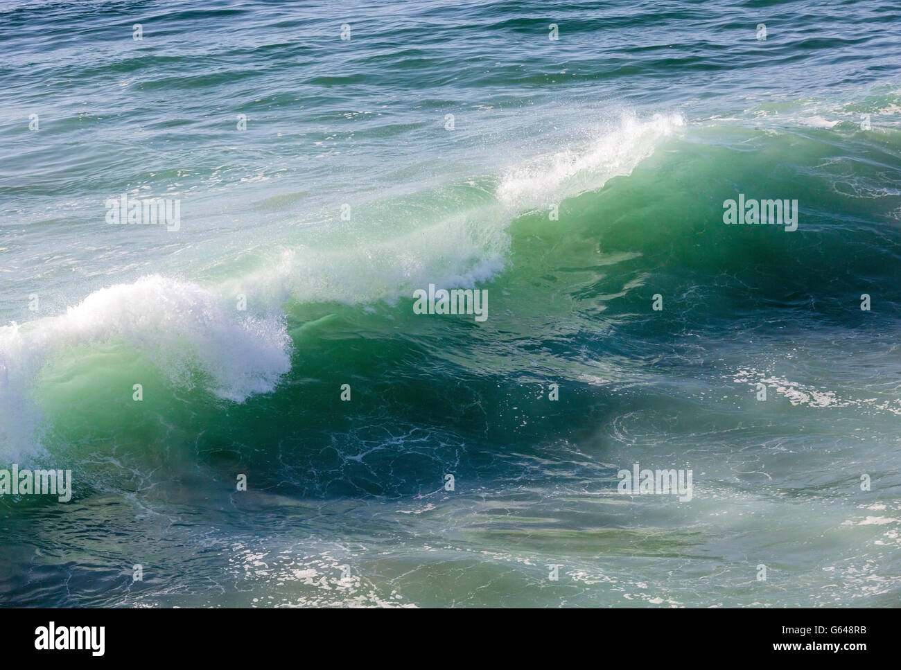 Sea wave background. View from beach Stock Photo - Alamy