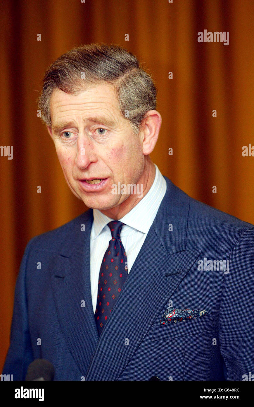 Prince charles back of head hi-res stock photography and images - Alamy