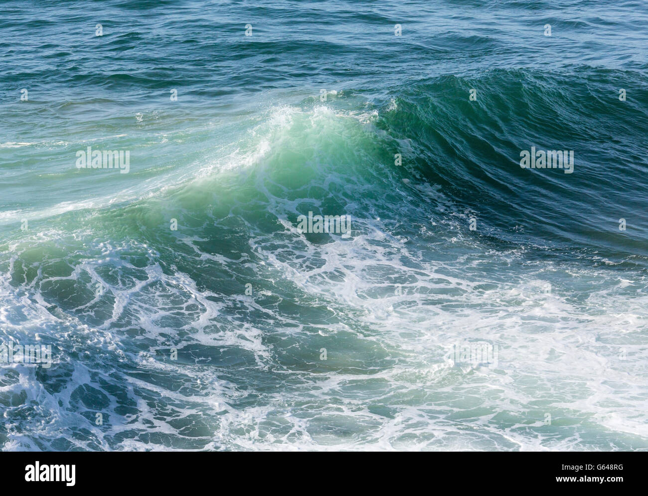 Sea wave background. View from beach Stock Photo - Alamy