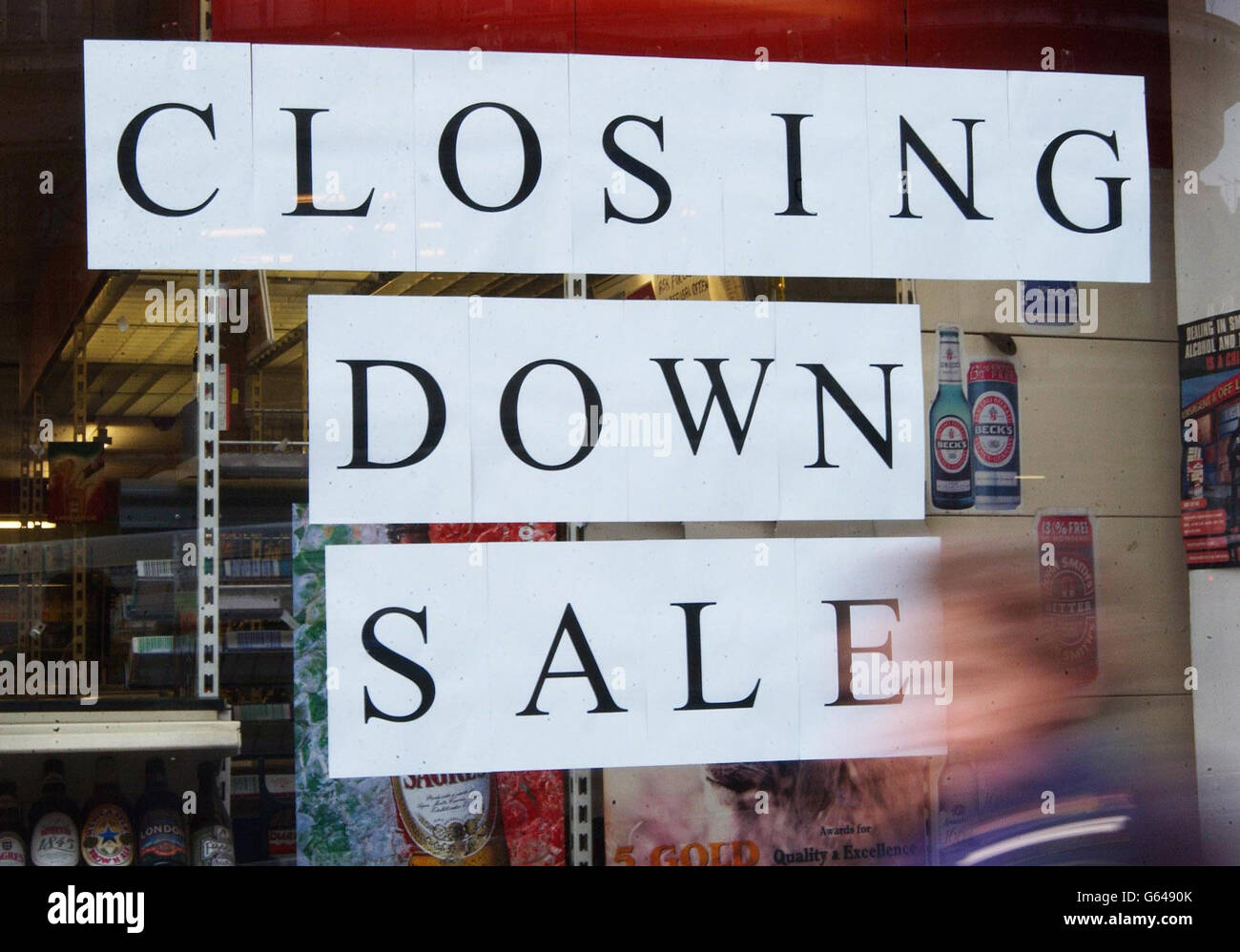 Closing down business hi-res stock photography and images - Alamy