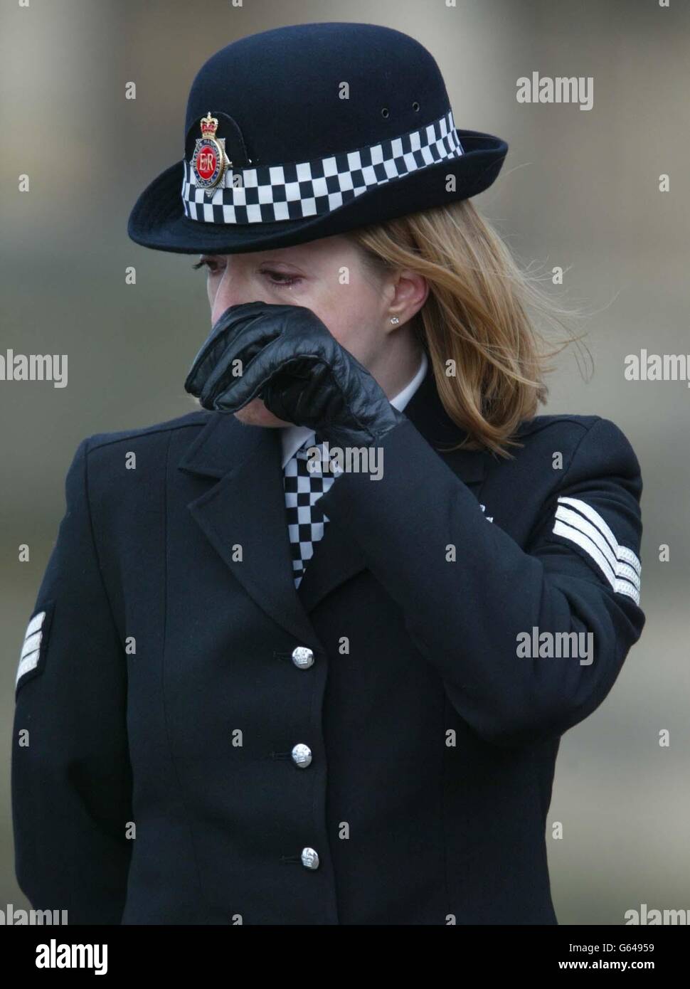 Stephen Oake Funeral police Stock Photo - Alamy