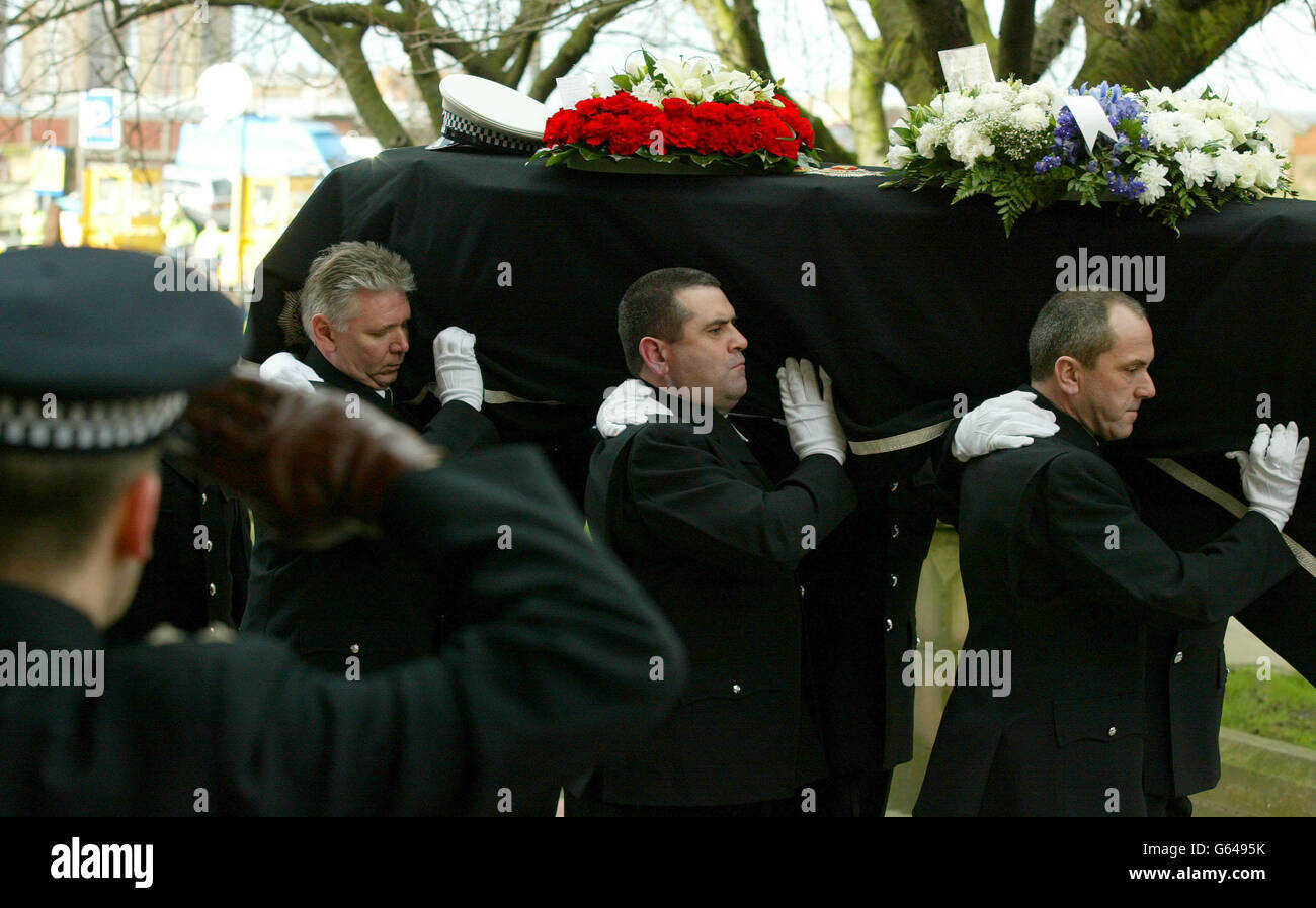 Stephen Oake Funeral Coffin Stock Photo - Alamy