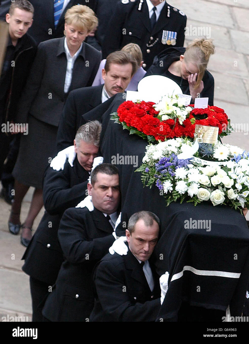 Stephen Oake Funeral family Stock Photo - Alamy