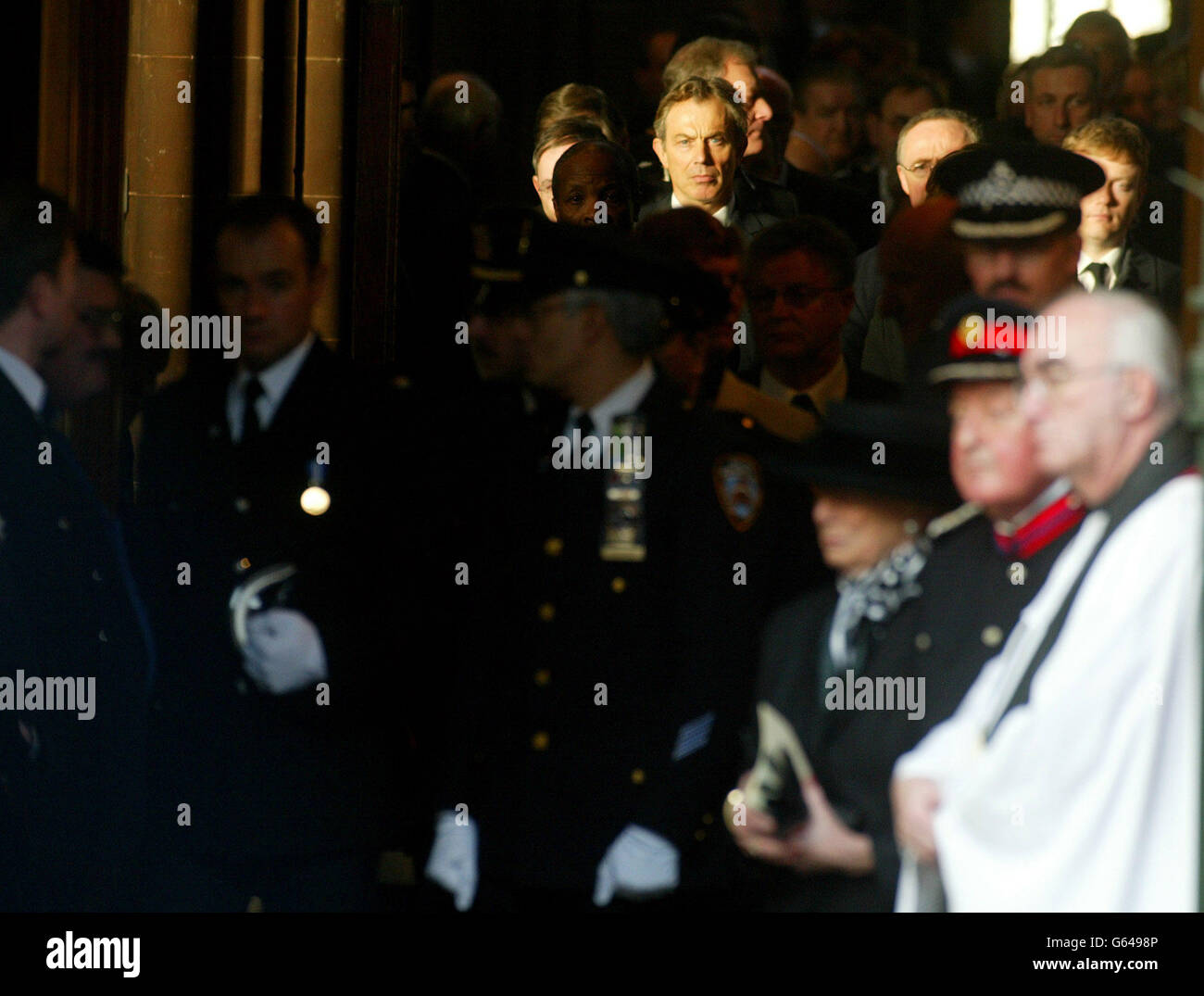 After the funeral of detective constable stephen oake hi-res stock ...