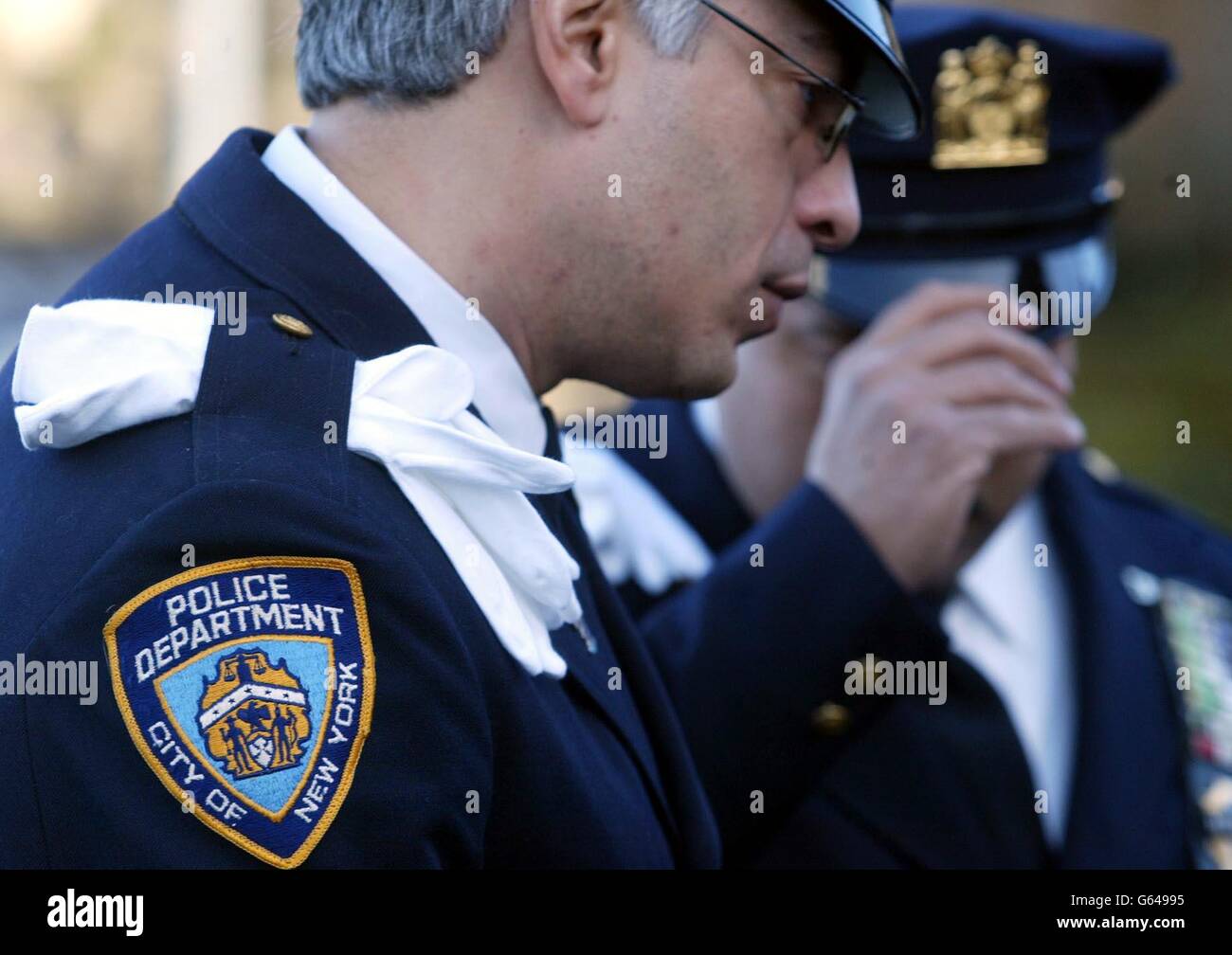 Nypd funeral police death hi-res stock photography and images - Alamy