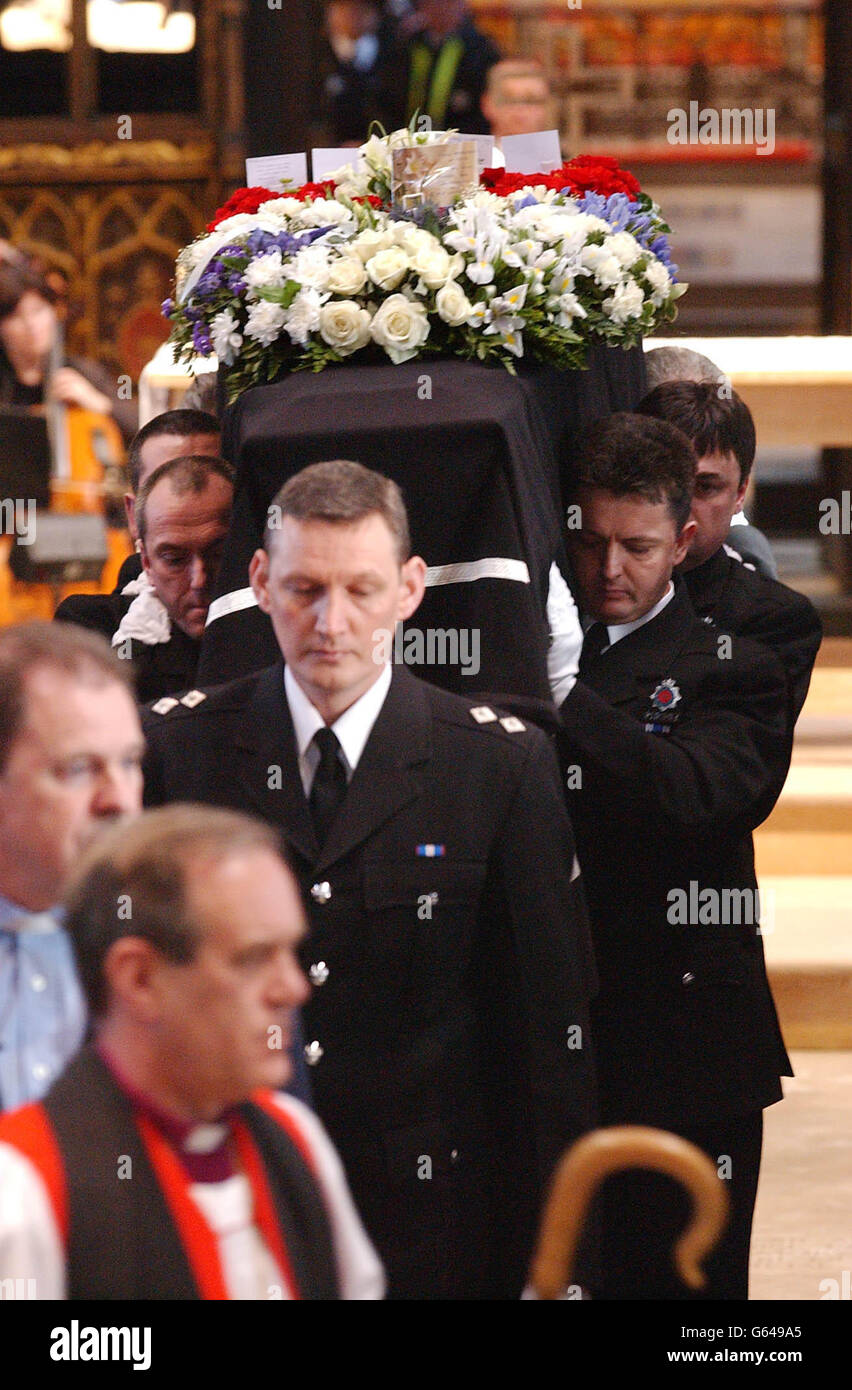 Stephen Oake Funeral Stock Photo - Alamy