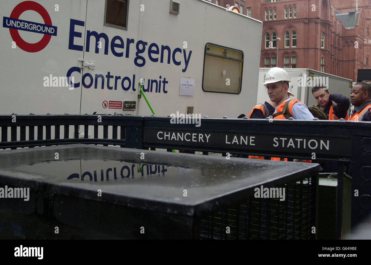 Chancery lane - Tube train Accident Stock Photo - Alamy