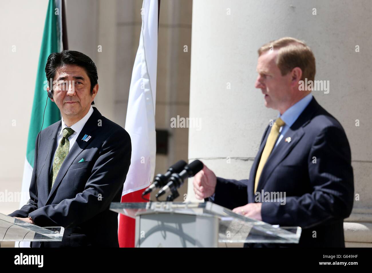 Japan PM visit to Ireland Stock Photo - Alamy