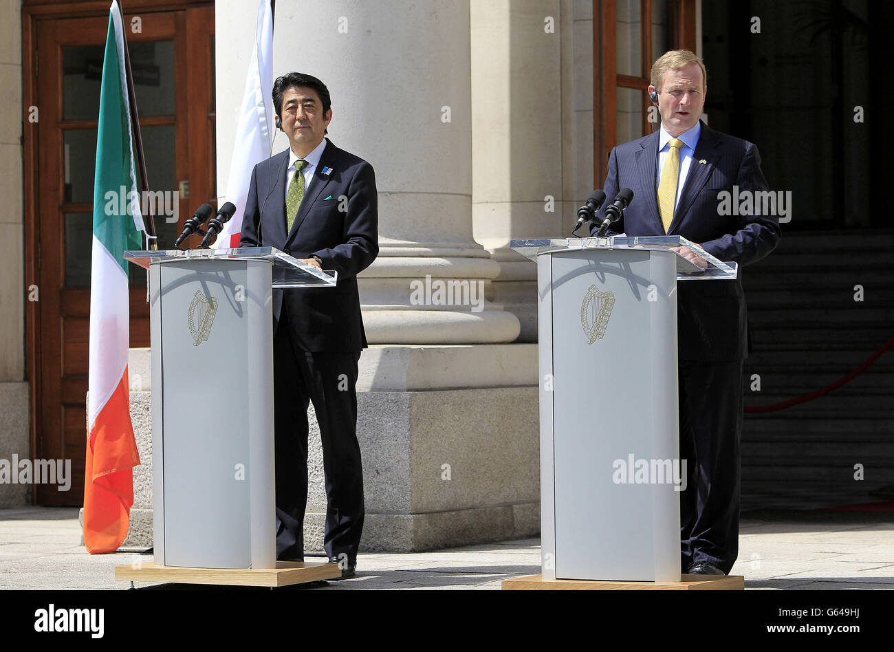 Japan PM visit to Ireland Stock Photo - Alamy
