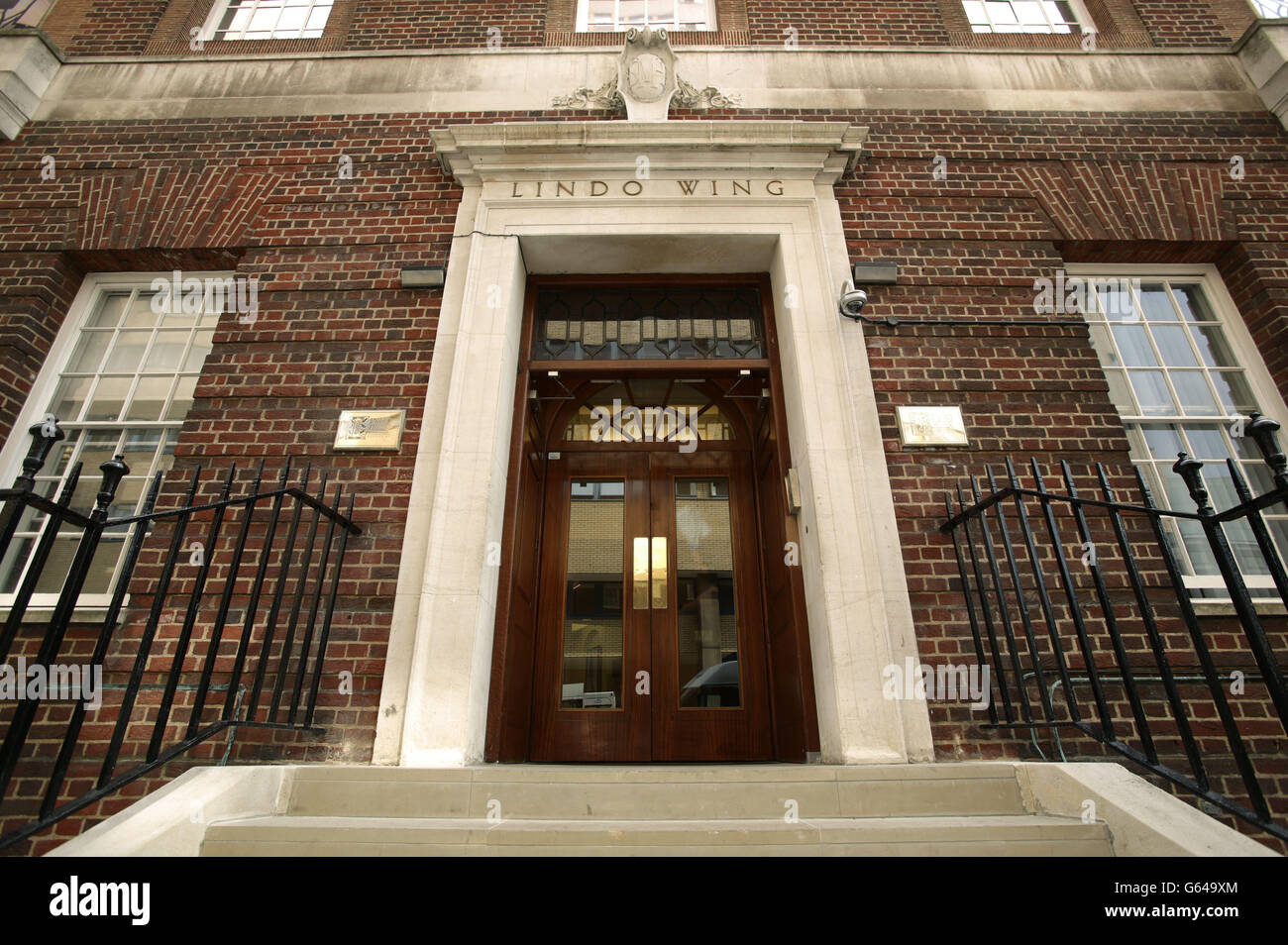 A view of the Lindo Wing of St Mary's Hospital in central London which ...