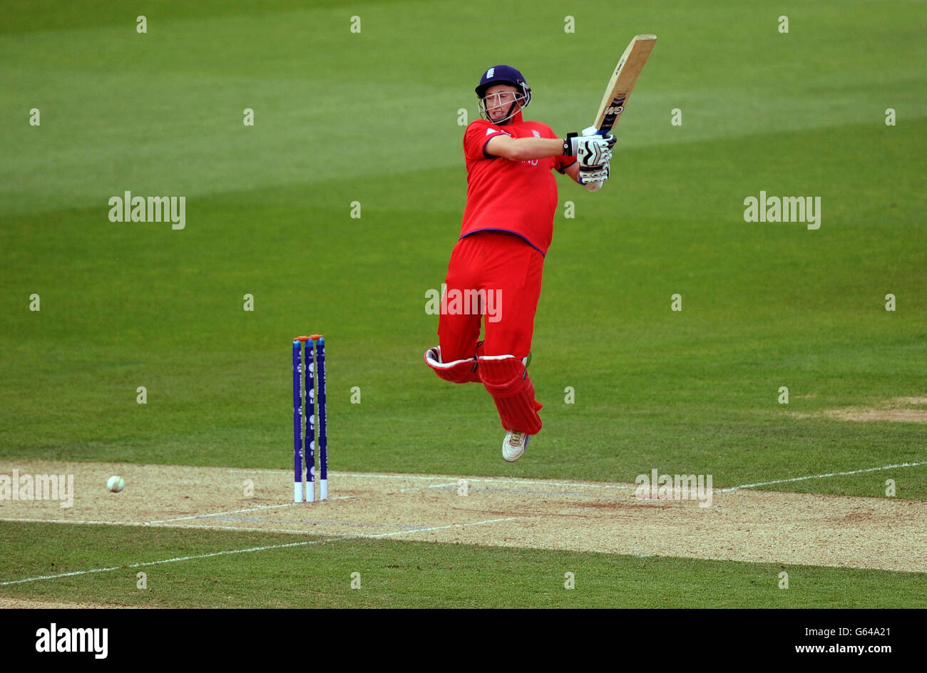 England's Joe Root bats during the ICC Champions Trophy, Semi Final at ...