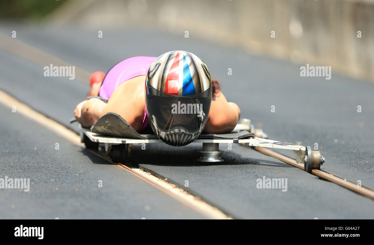 Skeleton - Team GB Media Day - Bath University Stock Photo - Alamy